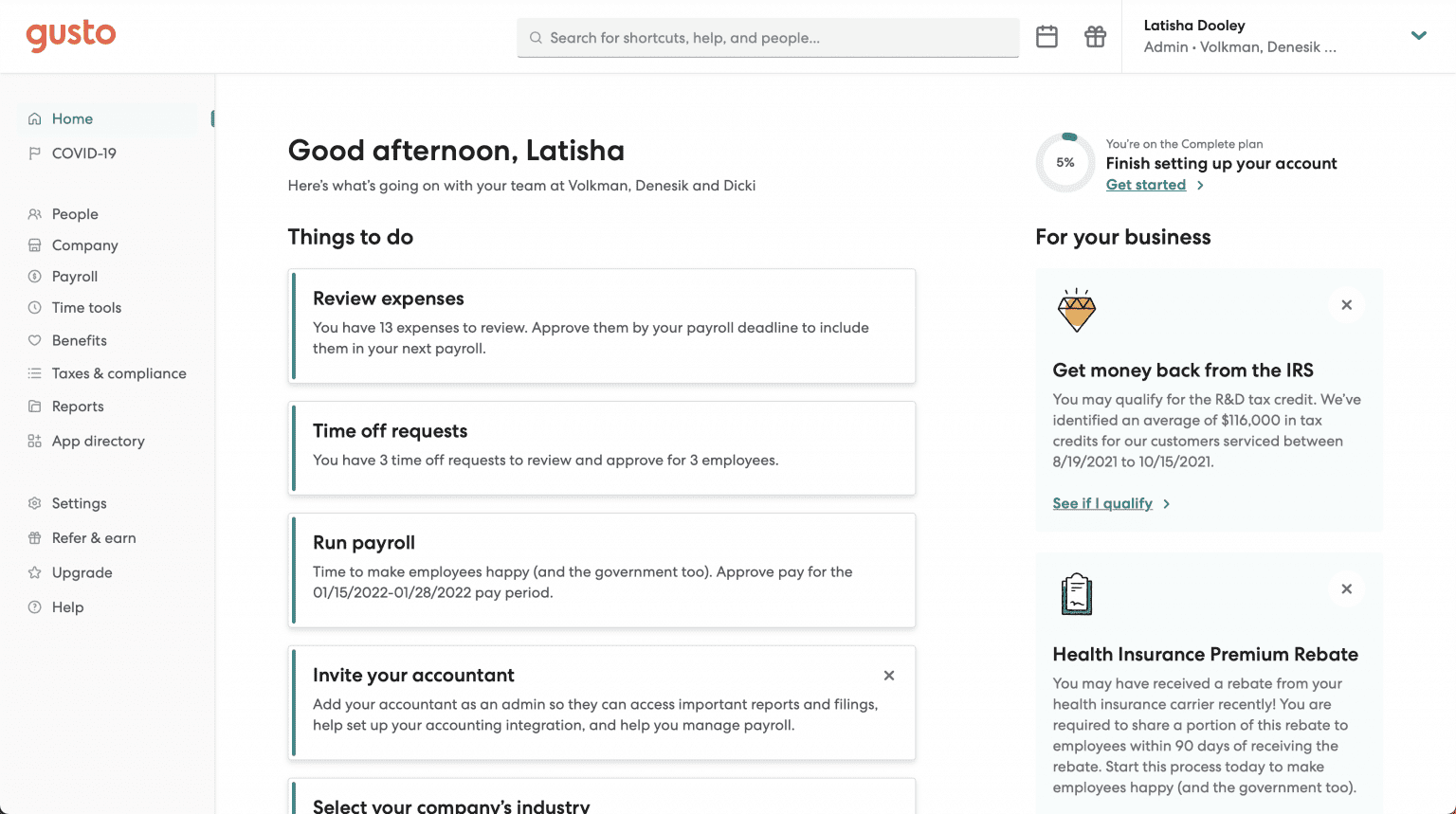 Gusto Review | Merchant Maverick