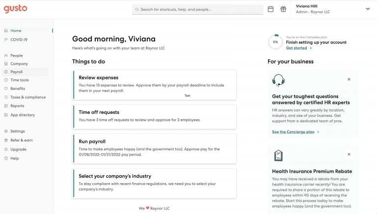 How To Run Gusto Payroll | Merchant Maverick