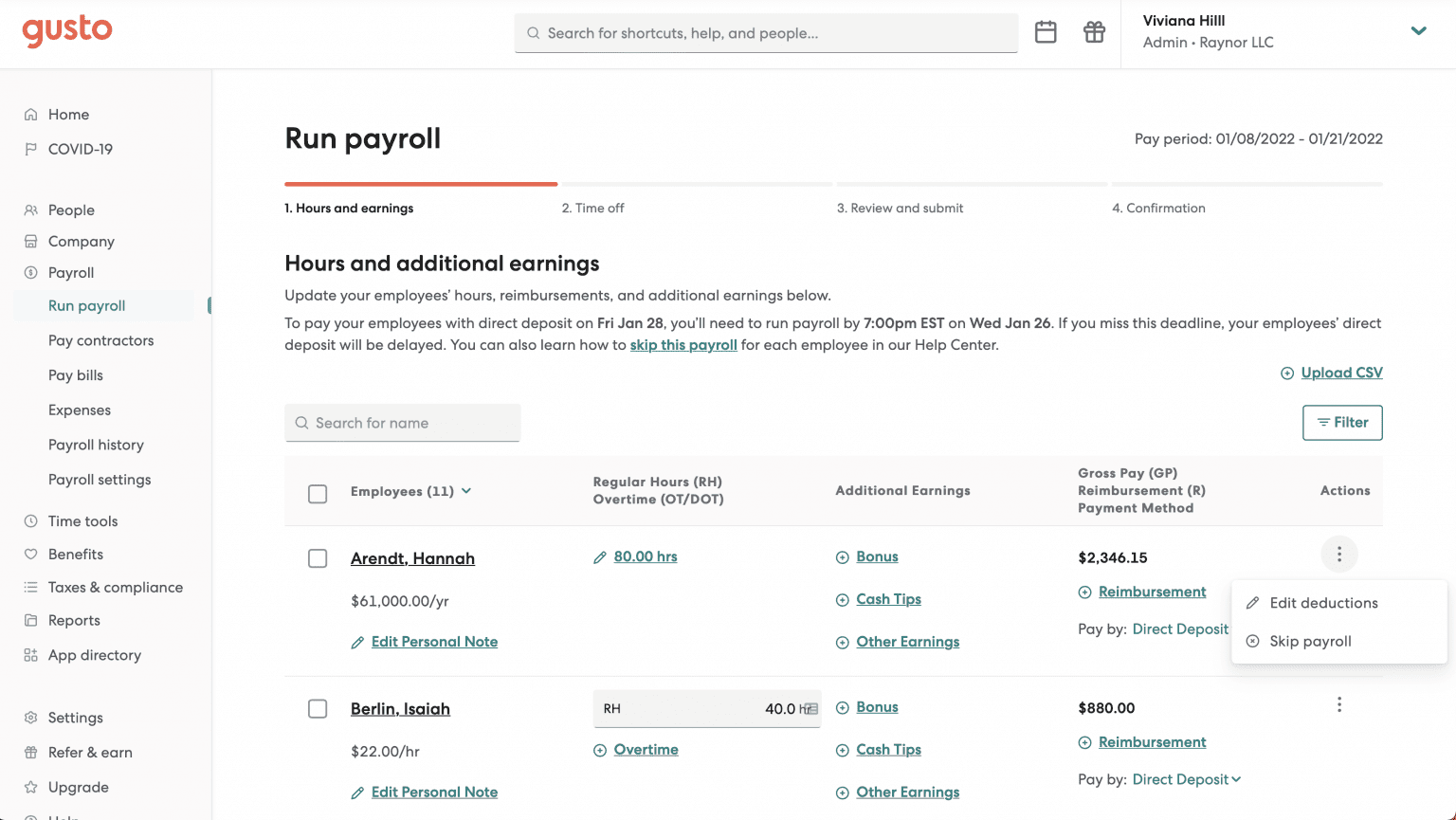 How To Run Gusto Payroll | Merchant Maverick