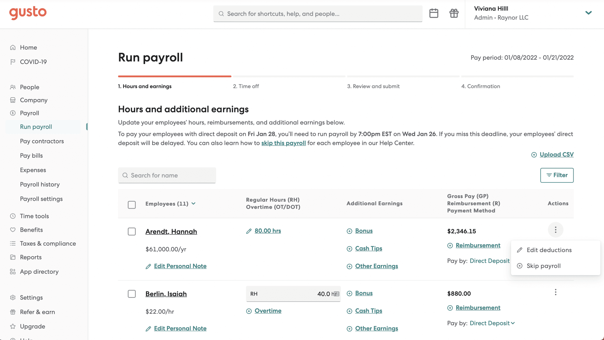 How To Run Gusto Payroll | Merchant Maverick