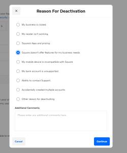 4 Steps To Delete Your Square Account | Merchant Maverick