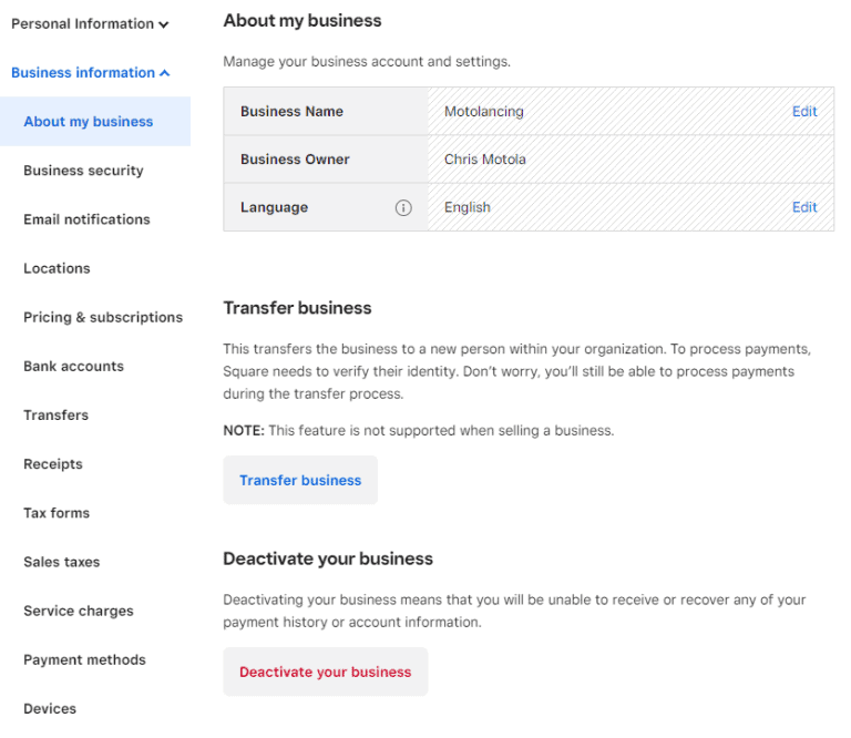 4 Steps To Delete Your Square Account | Merchant Maverick