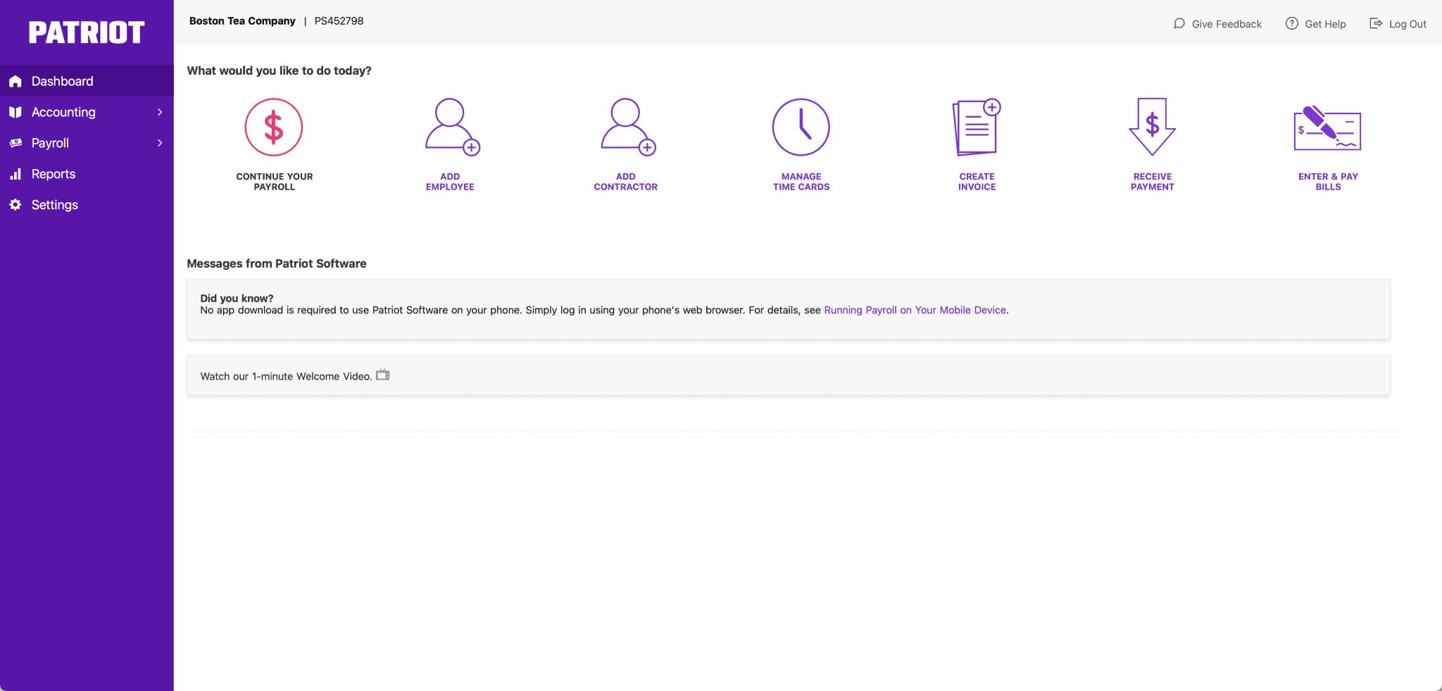 Patriot Payroll Review | Merchant Maverick