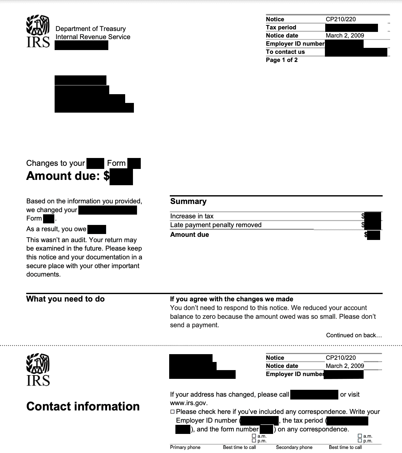 Why Did I Get An IRS Notice CP210/220? | Merchant Maverick