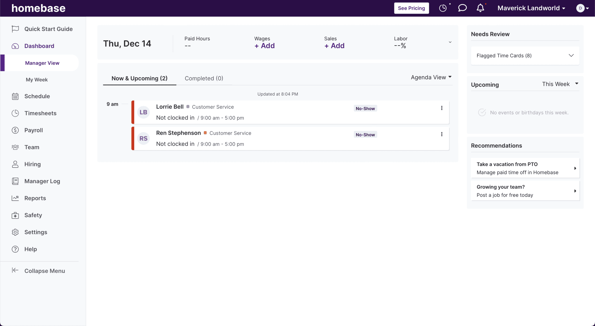 Homebase Payroll Review | Merchant Maverick